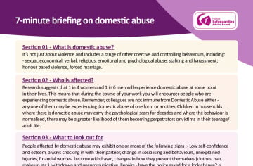 7 minute briefings | Norfolk Safeguarding Adults Board