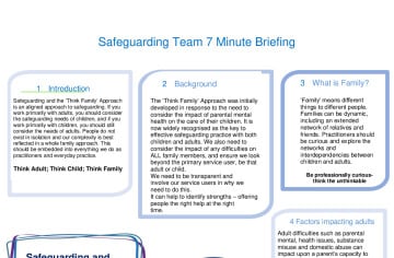 7 minute briefings | Norfolk Safeguarding Adults Board